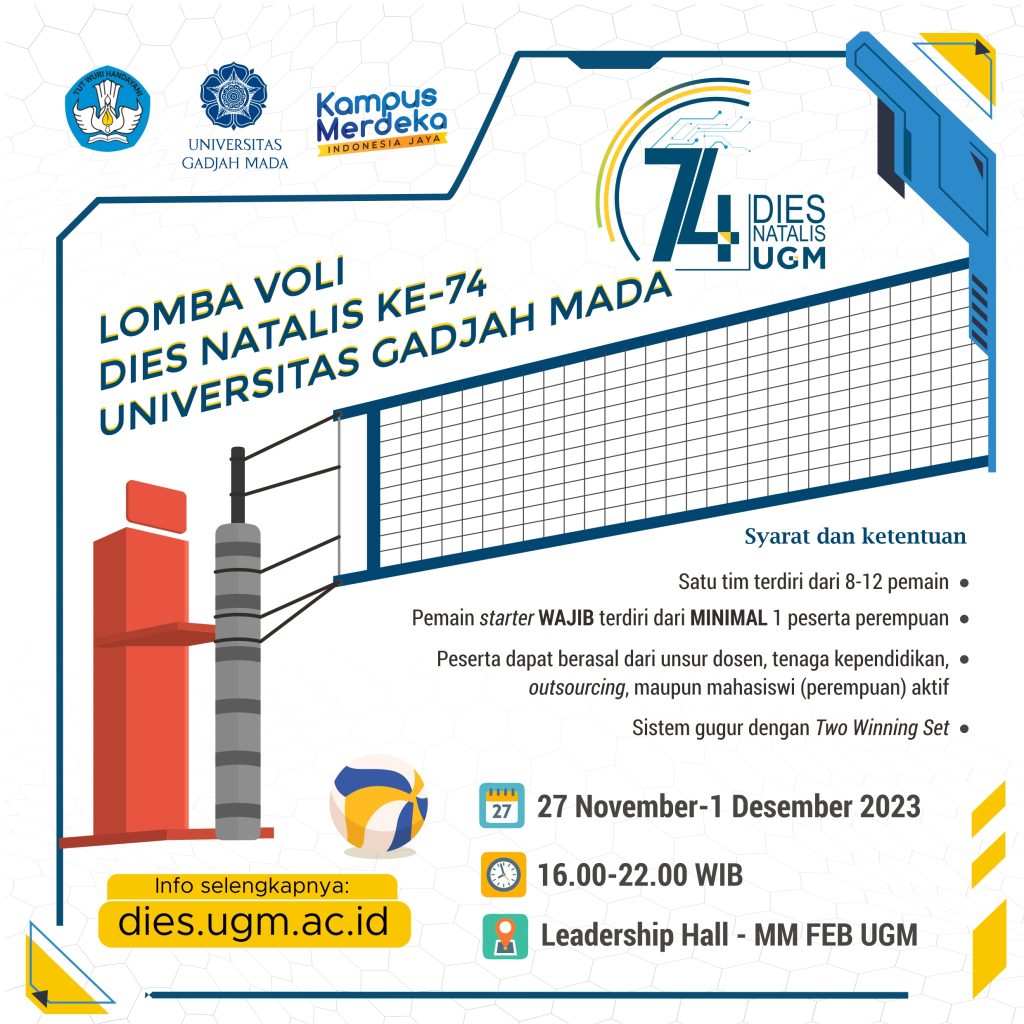 Lomba Bola Voli Campuran – Dies Natalis Ke-76 UGM