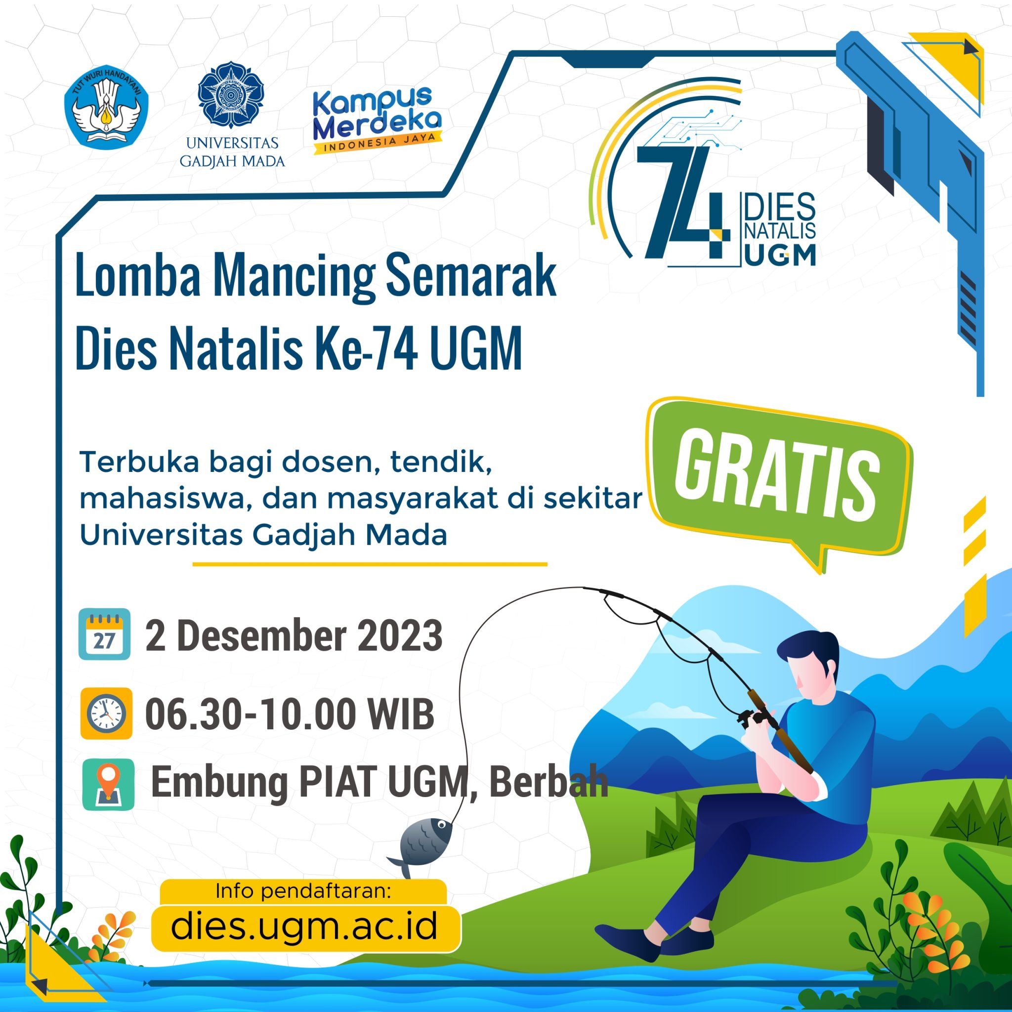 Lomba Mancing Semarak Dies Natalis Ke-74 UGM – Dies Natalis Ke-76 UGM